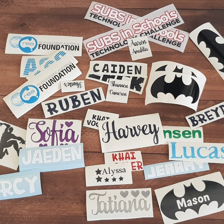 Name Decals – TeePee Designs